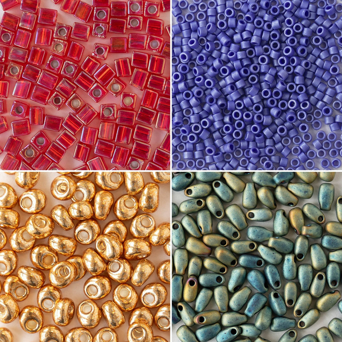 Miyuki Japanese Glass Beads | Cubes, Seeds & Magatamas – funkyprettybeads