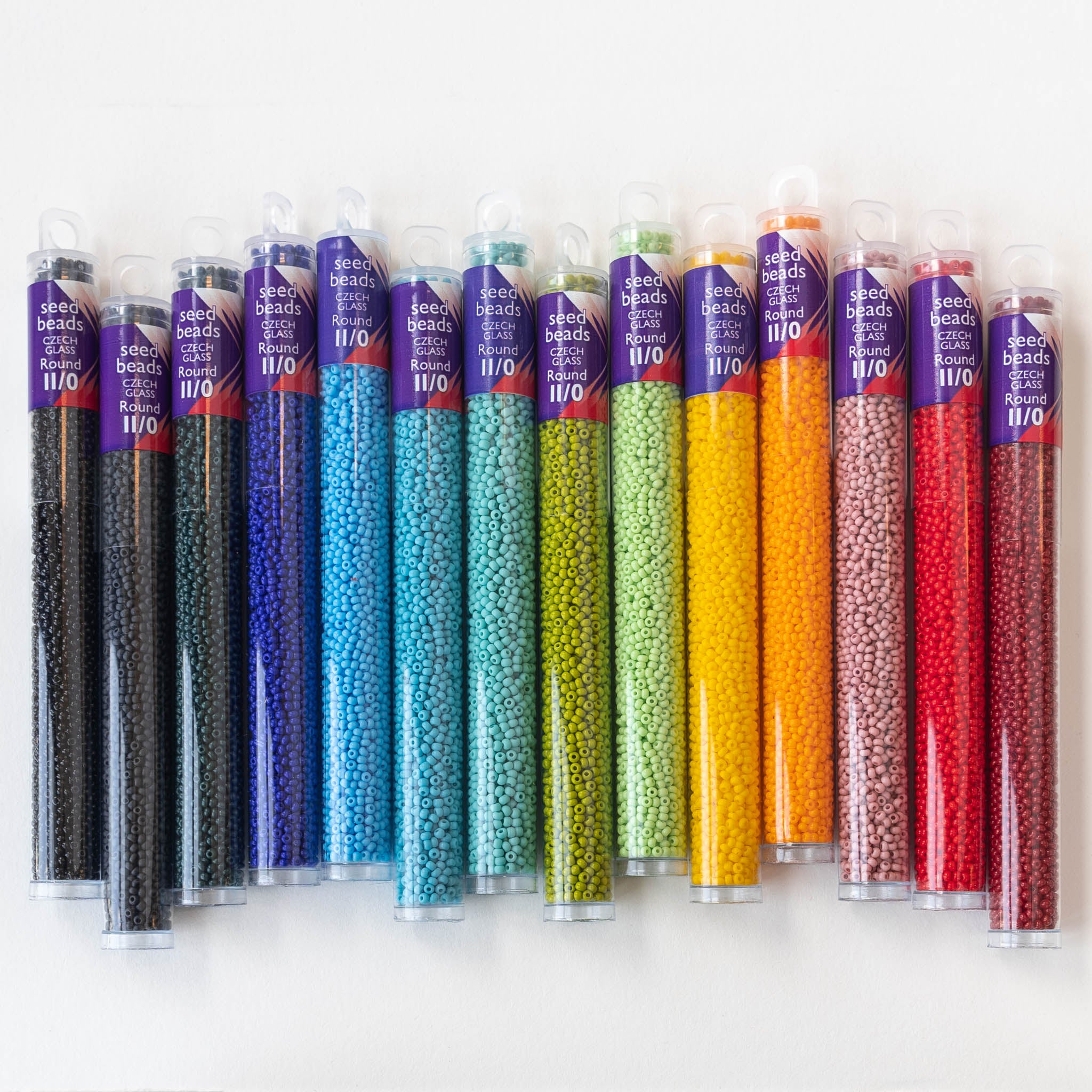 Glass Seed Beads in Every Color | Size 11 & Size 6 – funkyprettybeads