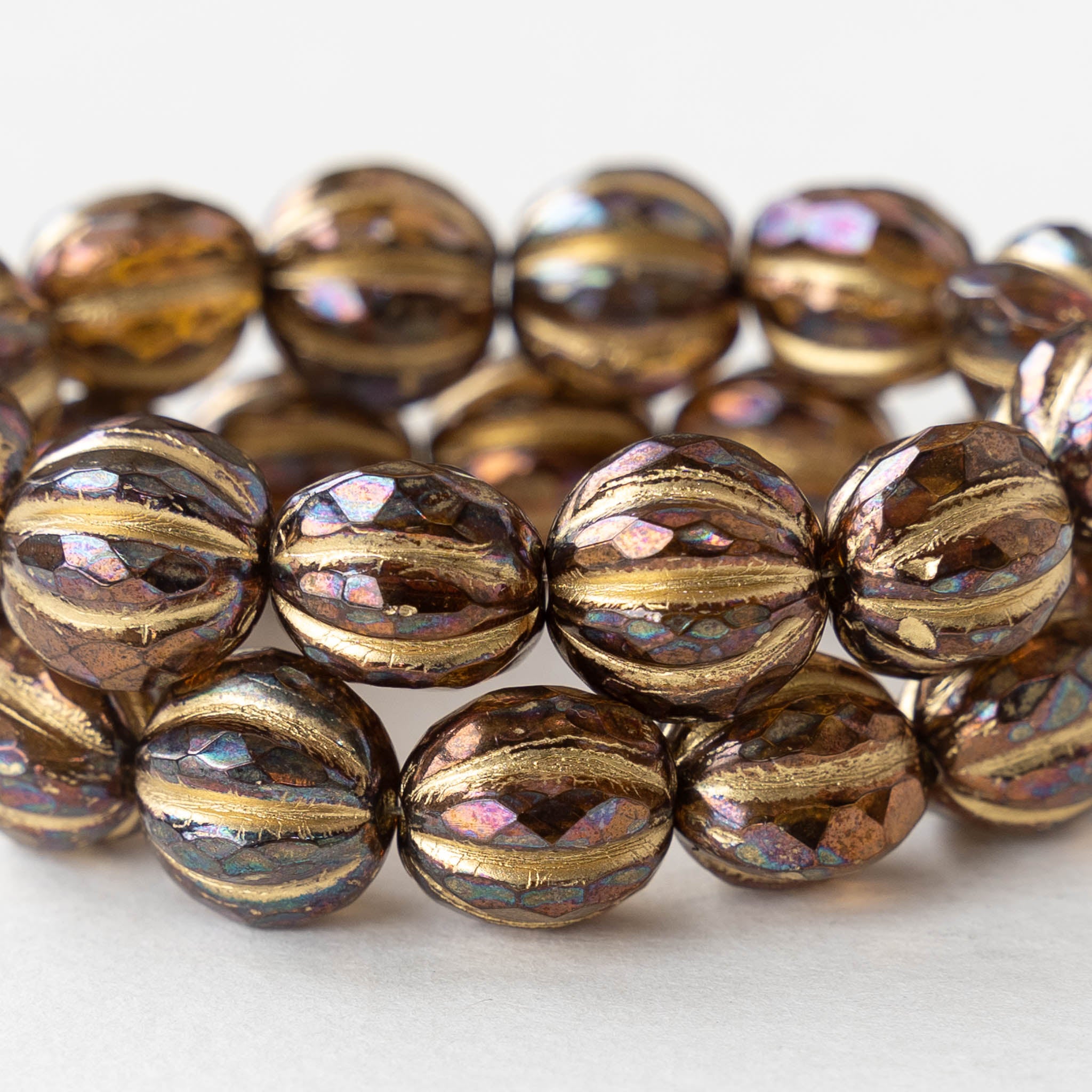Firepolished Glass Beads | Faceted Beads – funkyprettybeads