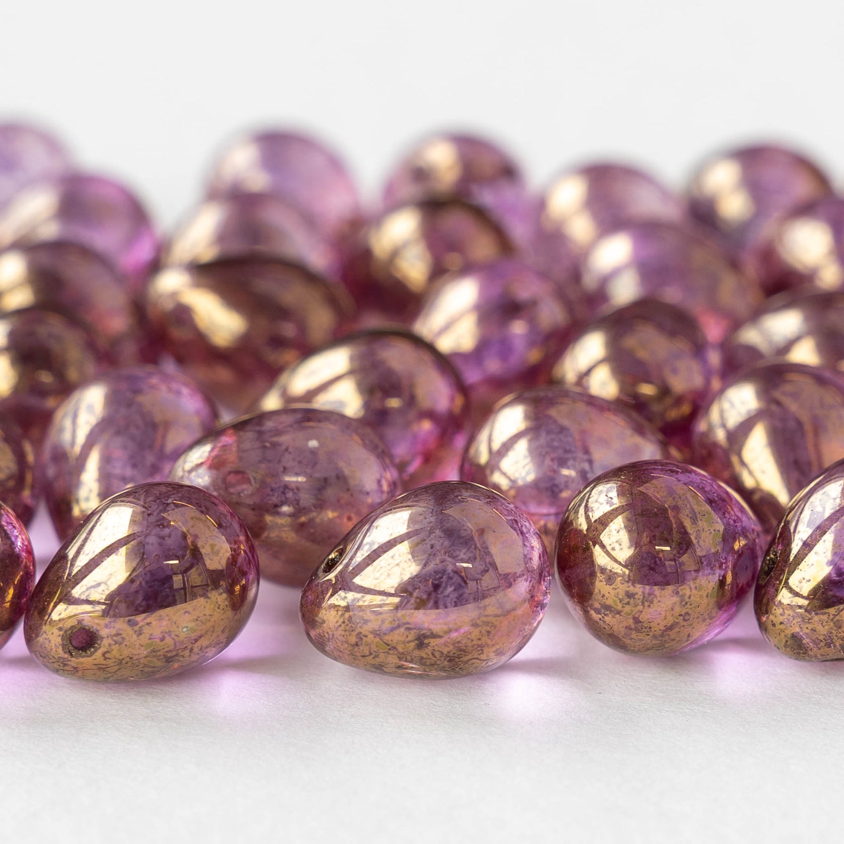 Teardrop Beads For Jewelry Making | Unique Glass Beads – funkyprettybeads