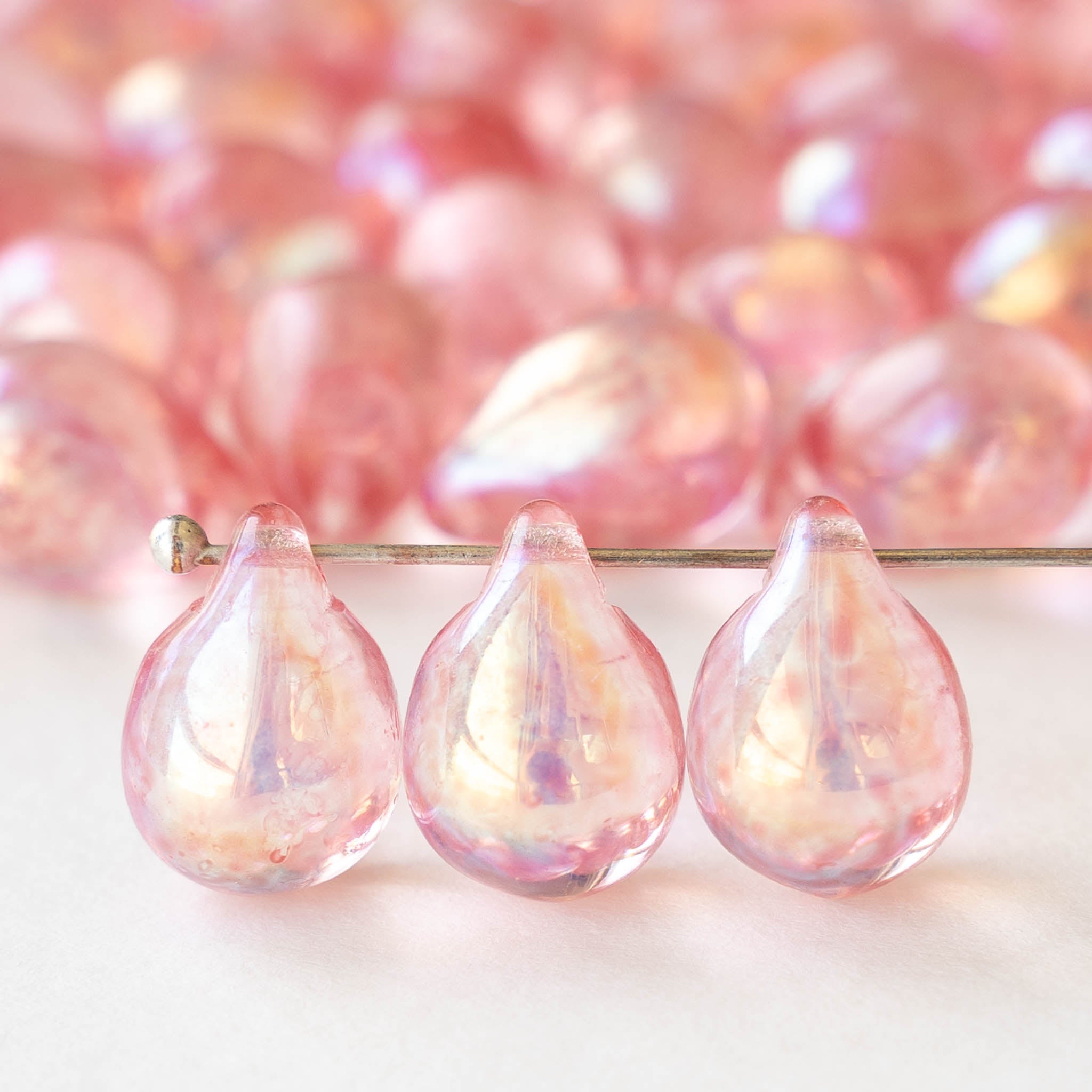 Teardrop Beads For Jewelry Making | Unique Glass Beads – funkyprettybeads