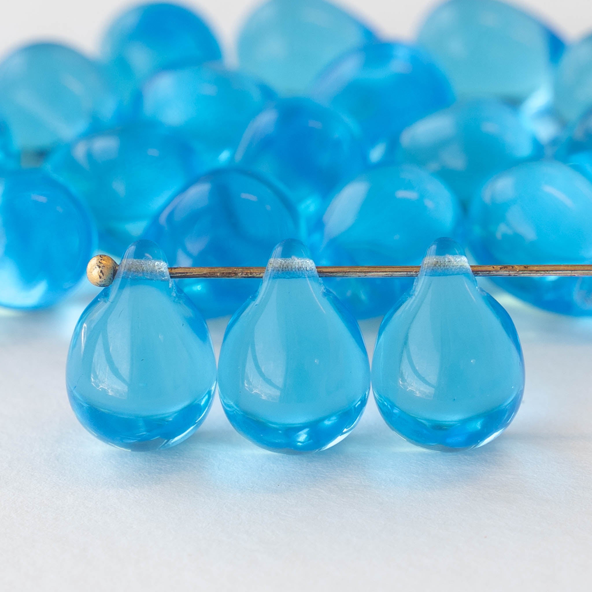 Teardrop Beads For Jewelry Making | Unique Glass Beads – funkyprettybeads