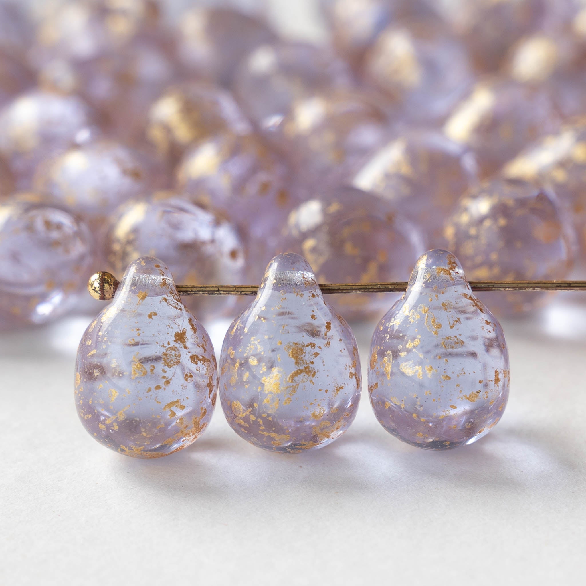 Teardrop Beads For Jewelry Making | Unique Glass Beads – funkyprettybeads