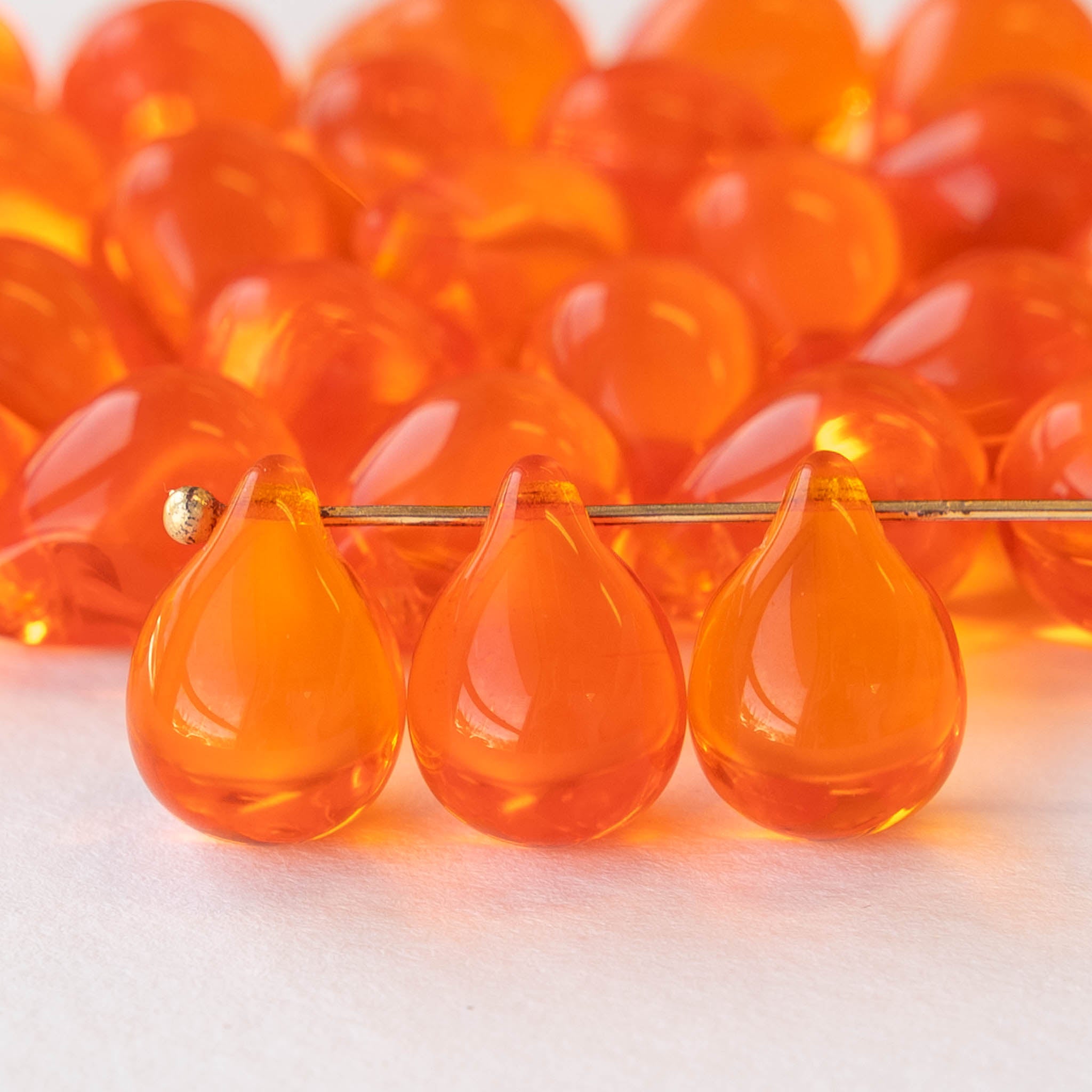 Teardrop Beads For Jewelry Making | Unique Glass Beads – funkyprettybeads