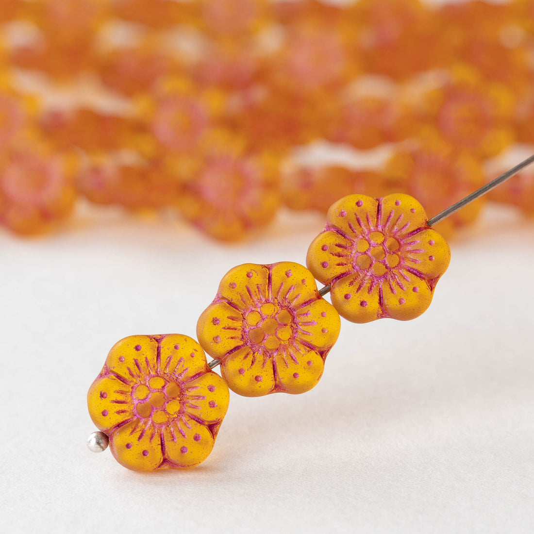 Flower Beads for Jewelry Making | Czech Glass Beads – funkyprettybeads