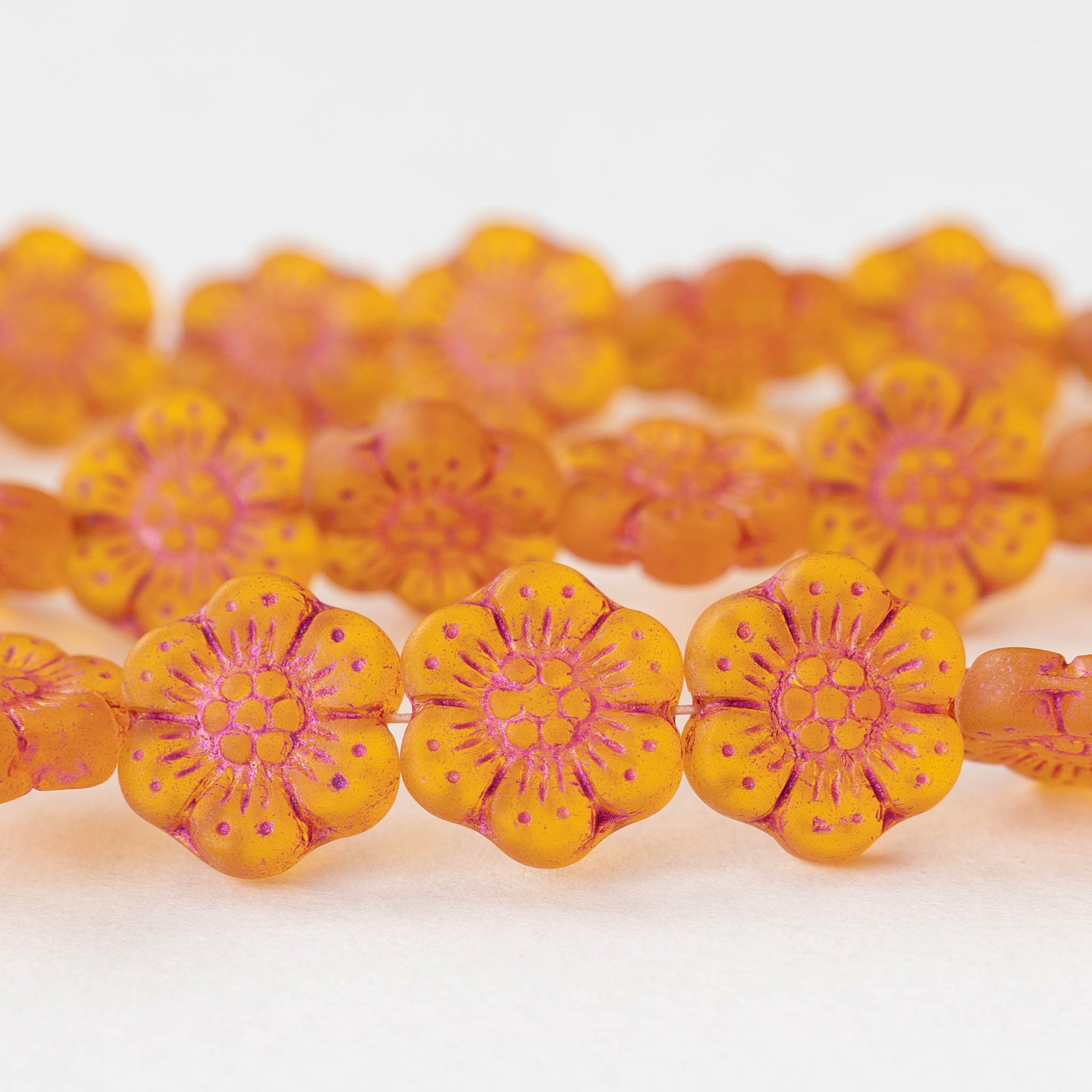 Flower Beads for Jewelry Making | Czech Glass Beads – funkyprettybeads