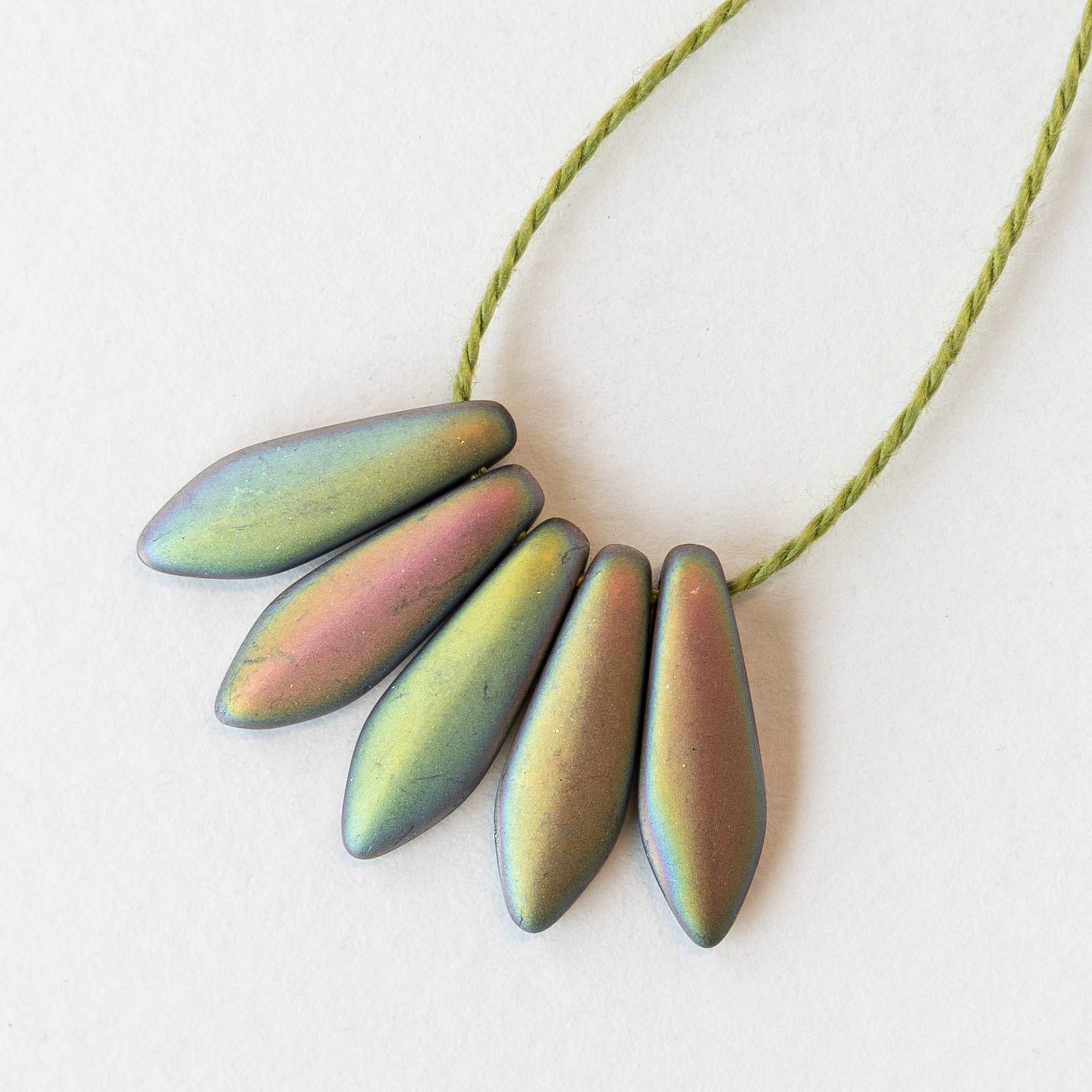 Glass Dagger Beads for Jewelry Making – funkyprettybeads