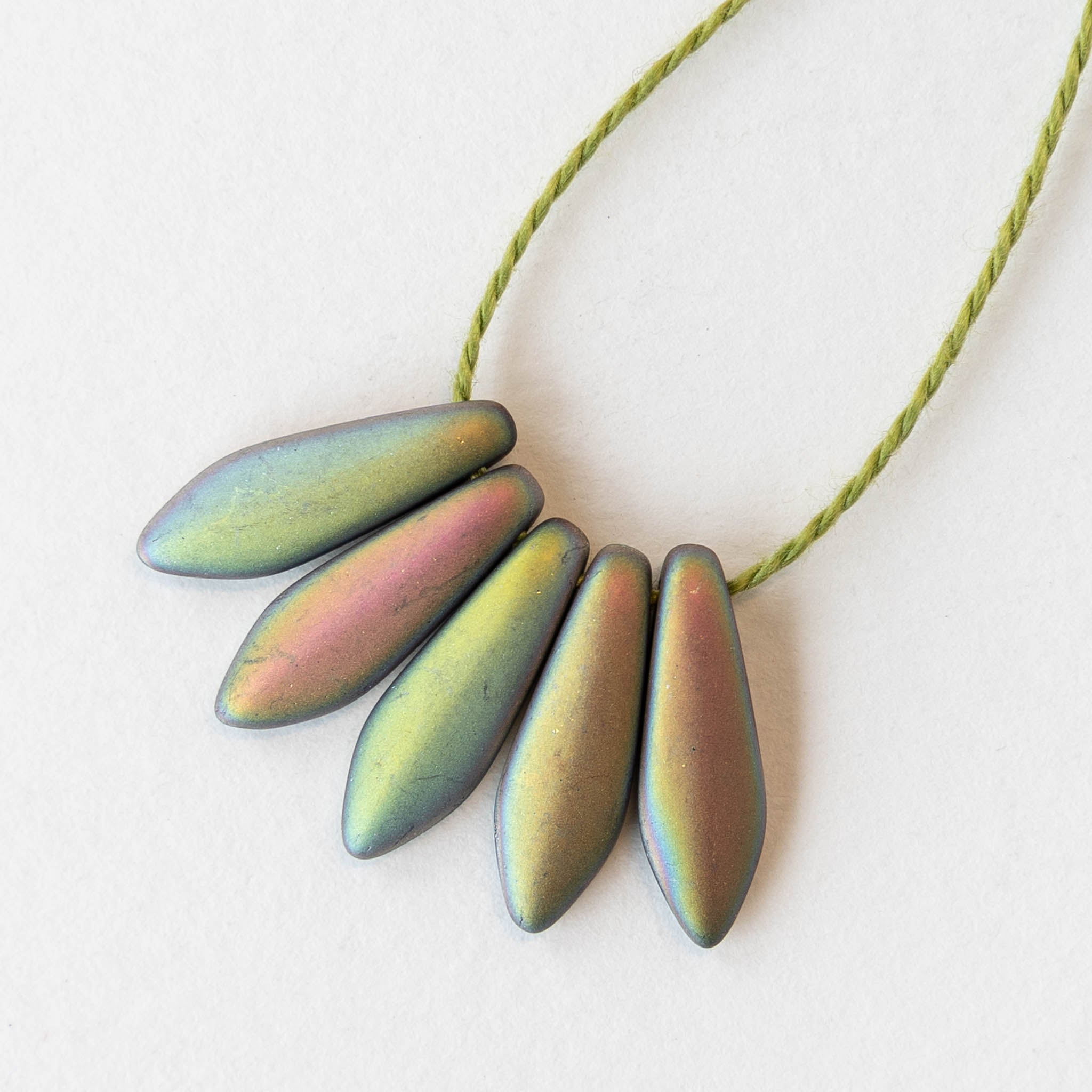 Glass Dagger Beads for Jewelry Making – funkyprettybeads