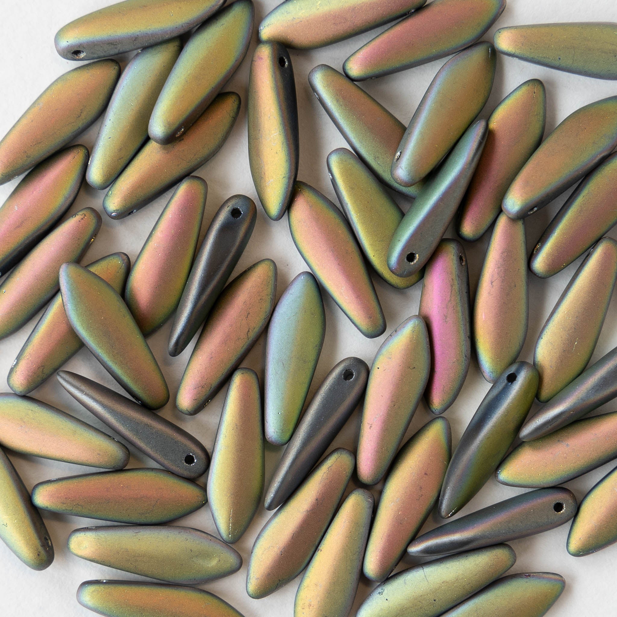 Glass Dagger Beads for Jewelry Making – funkyprettybeads