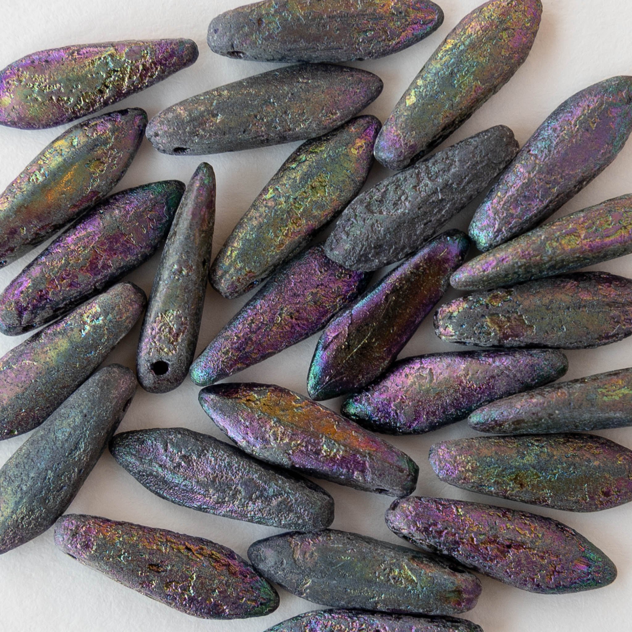 Glass Dagger Beads for Jewelry Making – funkyprettybeads