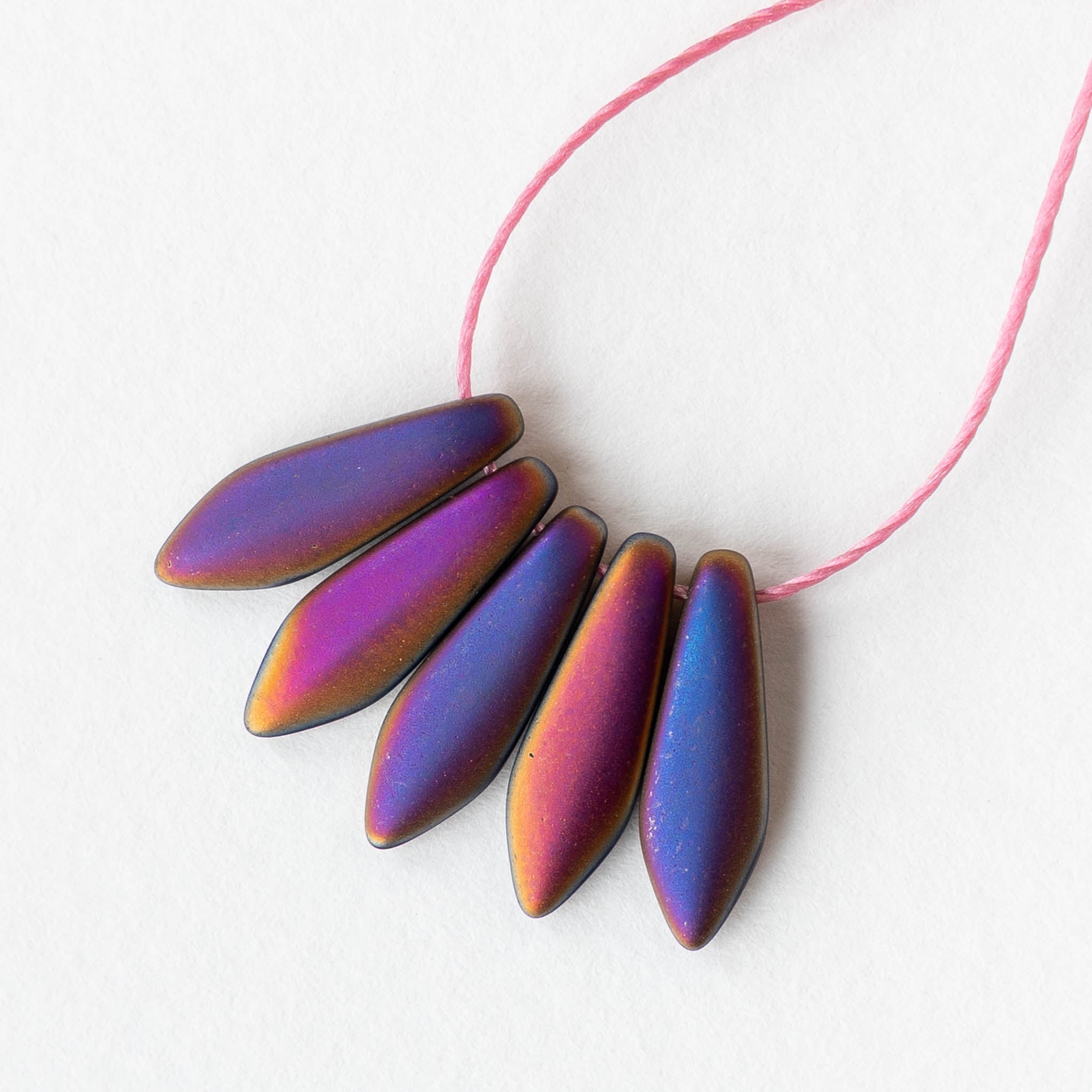Glass Dagger Beads for Jewelry Making – funkyprettybeads