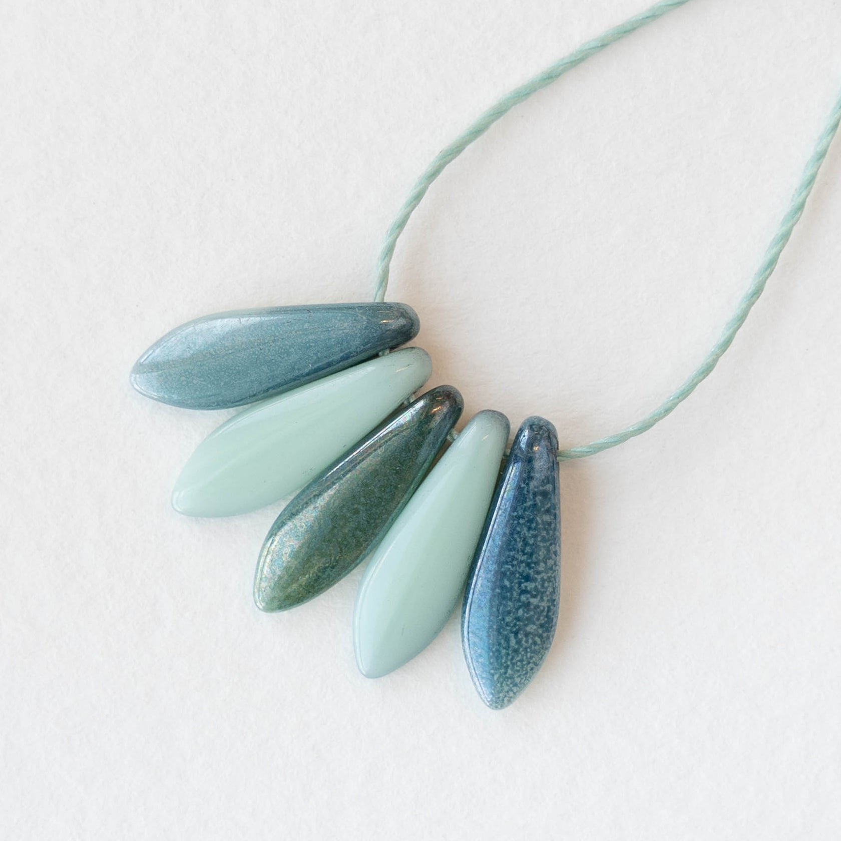 Glass Dagger Beads for Jewelry Making – funkyprettybeads