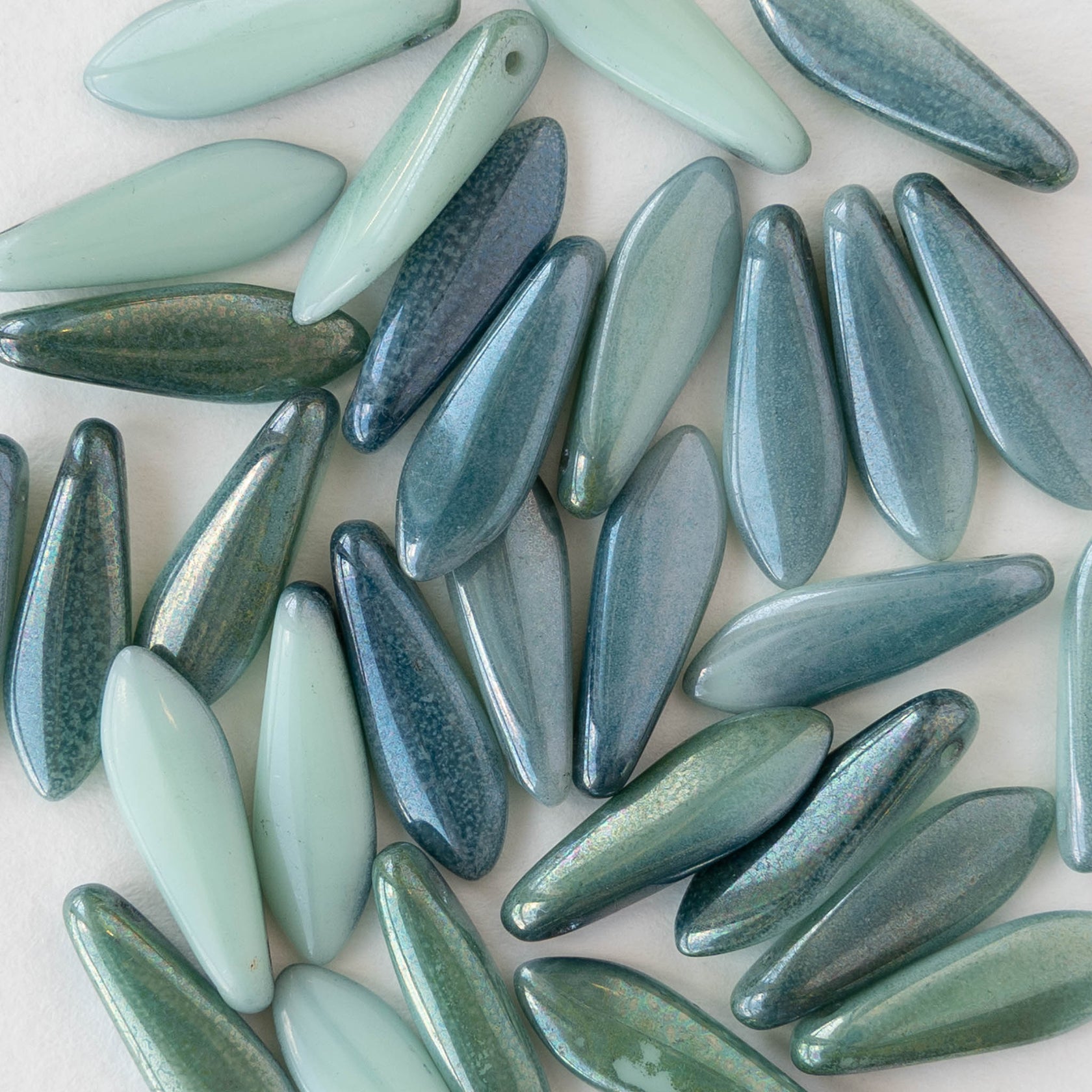 Glass Dagger Beads for Jewelry Making – funkyprettybeads