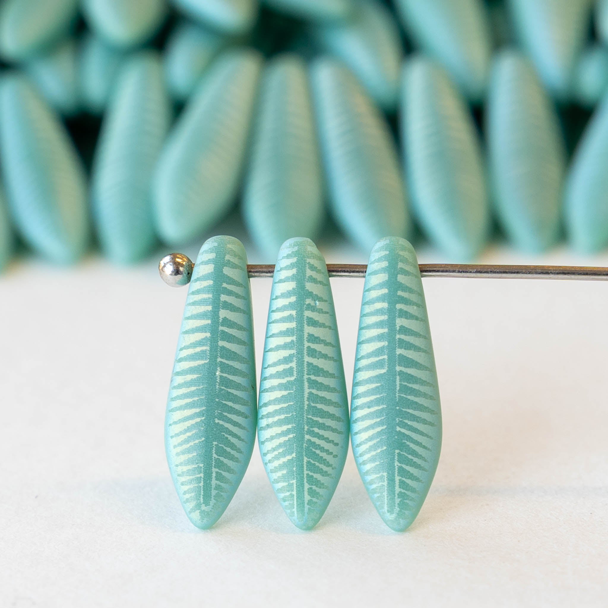 Glass Dagger Beads for Jewelry Making – funkyprettybeads