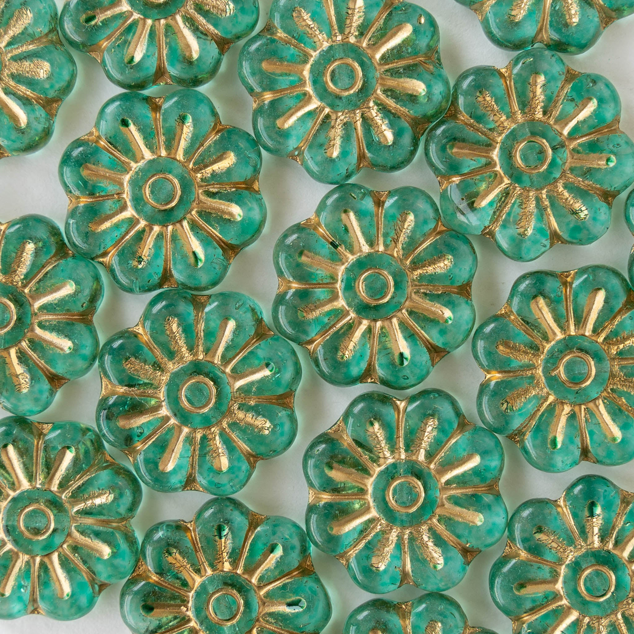 Flower Beads | Czech Glass Beads for Jewelry Making – funkyprettybeads