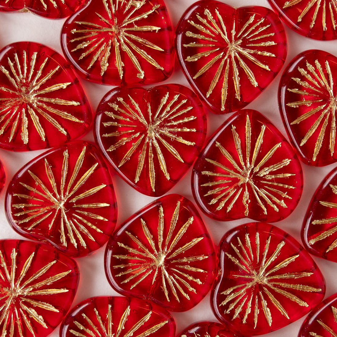 Heart Beads For Jewelry Making | Quality Glass Beads – funkyprettybeads