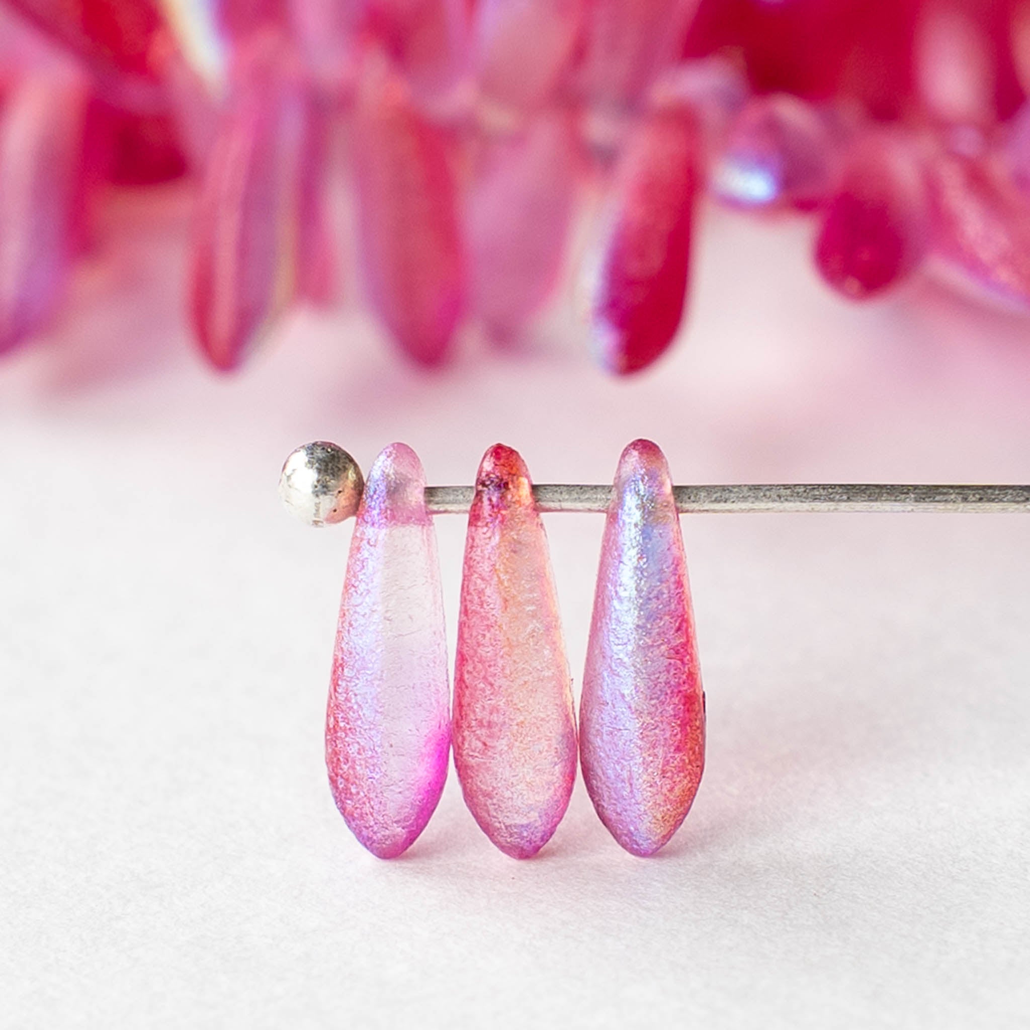 Glass Dagger Beads for Jewelry Making – funkyprettybeads