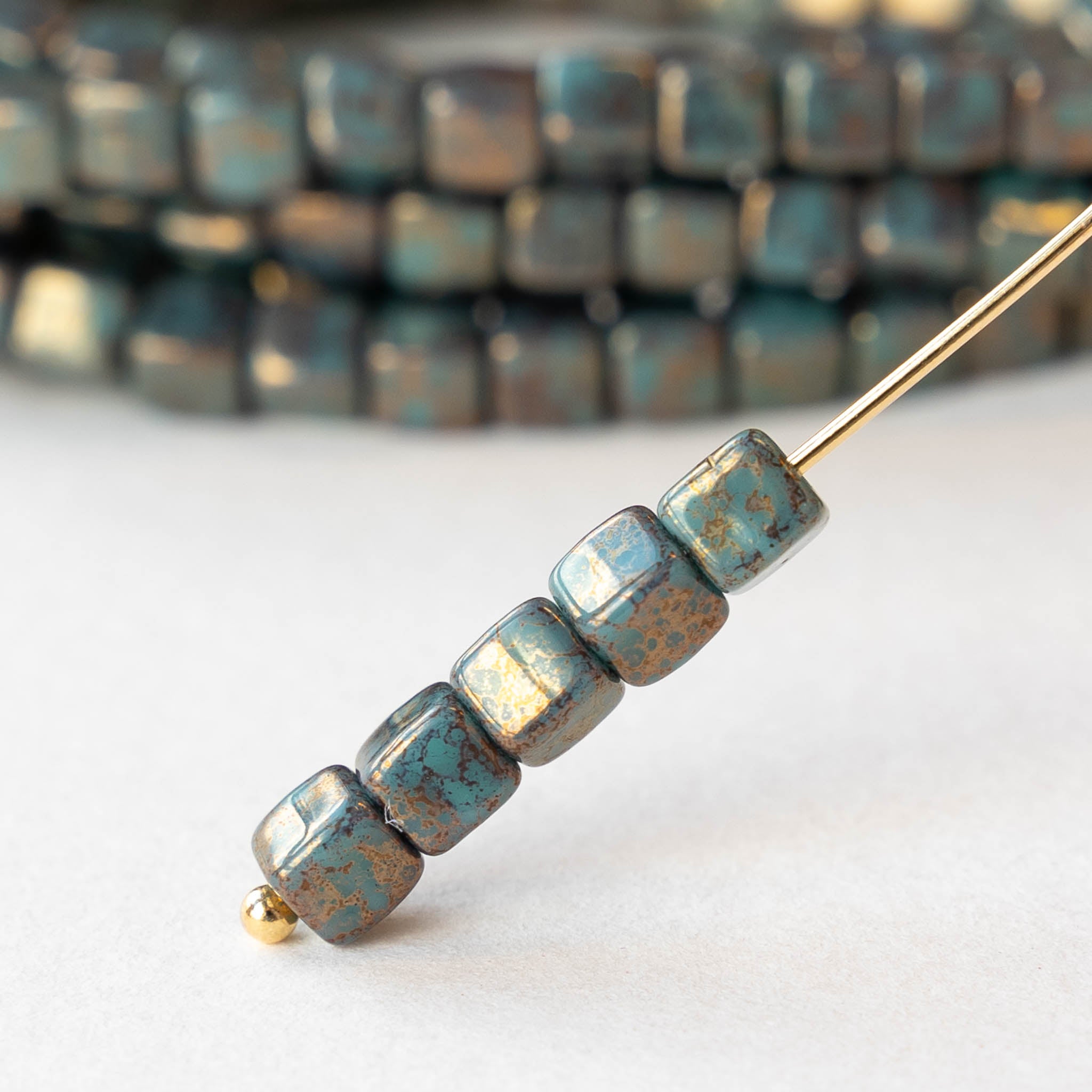 Cube Beads for Jewelry Making | Square Glass Beads – funkyprettybeads