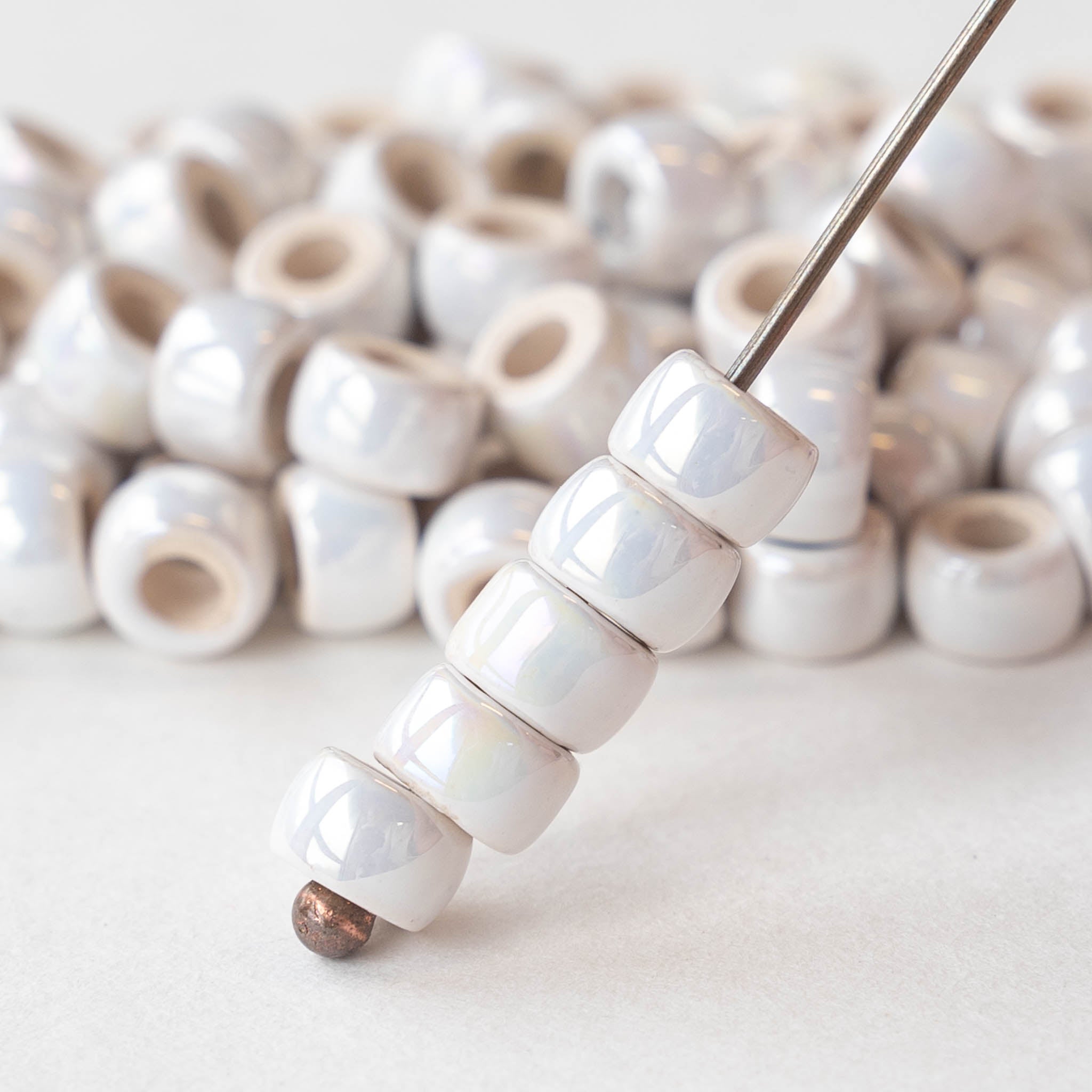 Tube Beads for Jewelry Making | Glass, Ceramic & Metal – funkyprettybeads