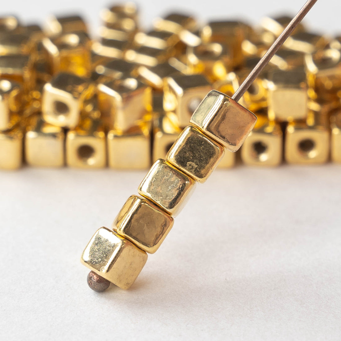 Cube Beads for Jewelry Making | Square Glass Beads – funkyprettybeads