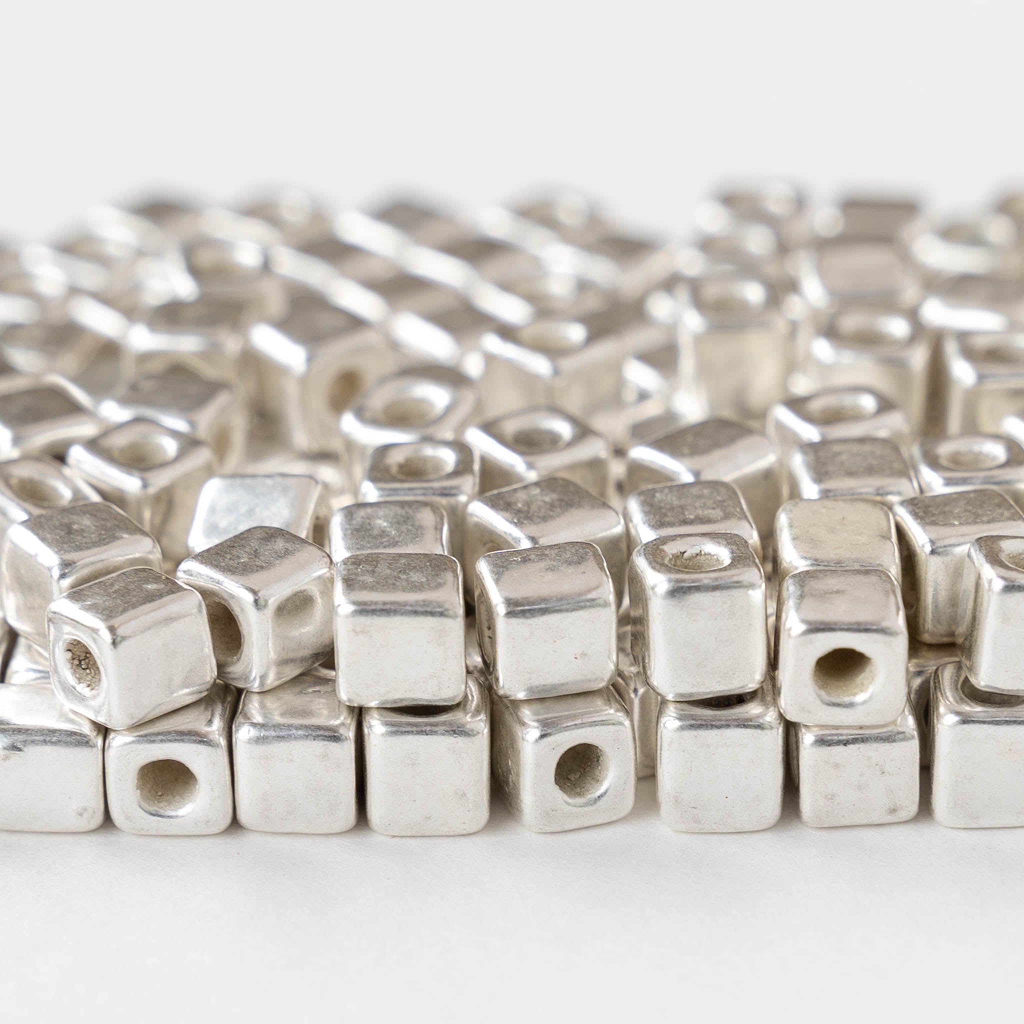 Cube Beads for Jewelry Making | Square Glass Beads – funkyprettybeads