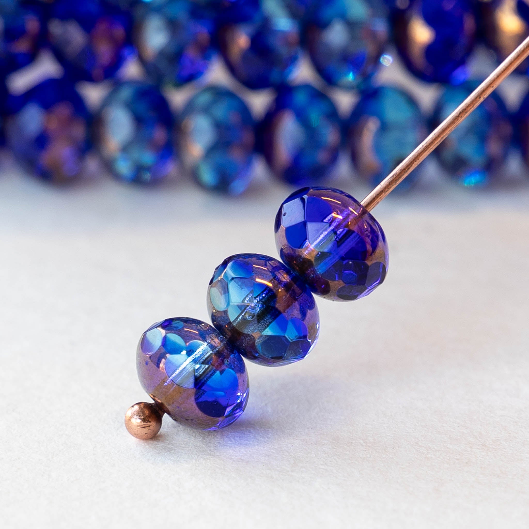 Rondelle Beads | Smooth & Faceted Glass Rondelle Beads – funkyprettybeads