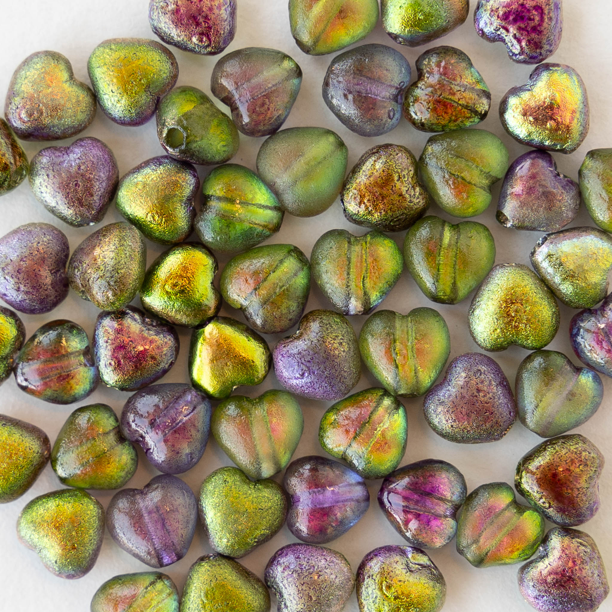 Heart Beads For Jewelry Making | Quality Glass Beads – funkyprettybeads