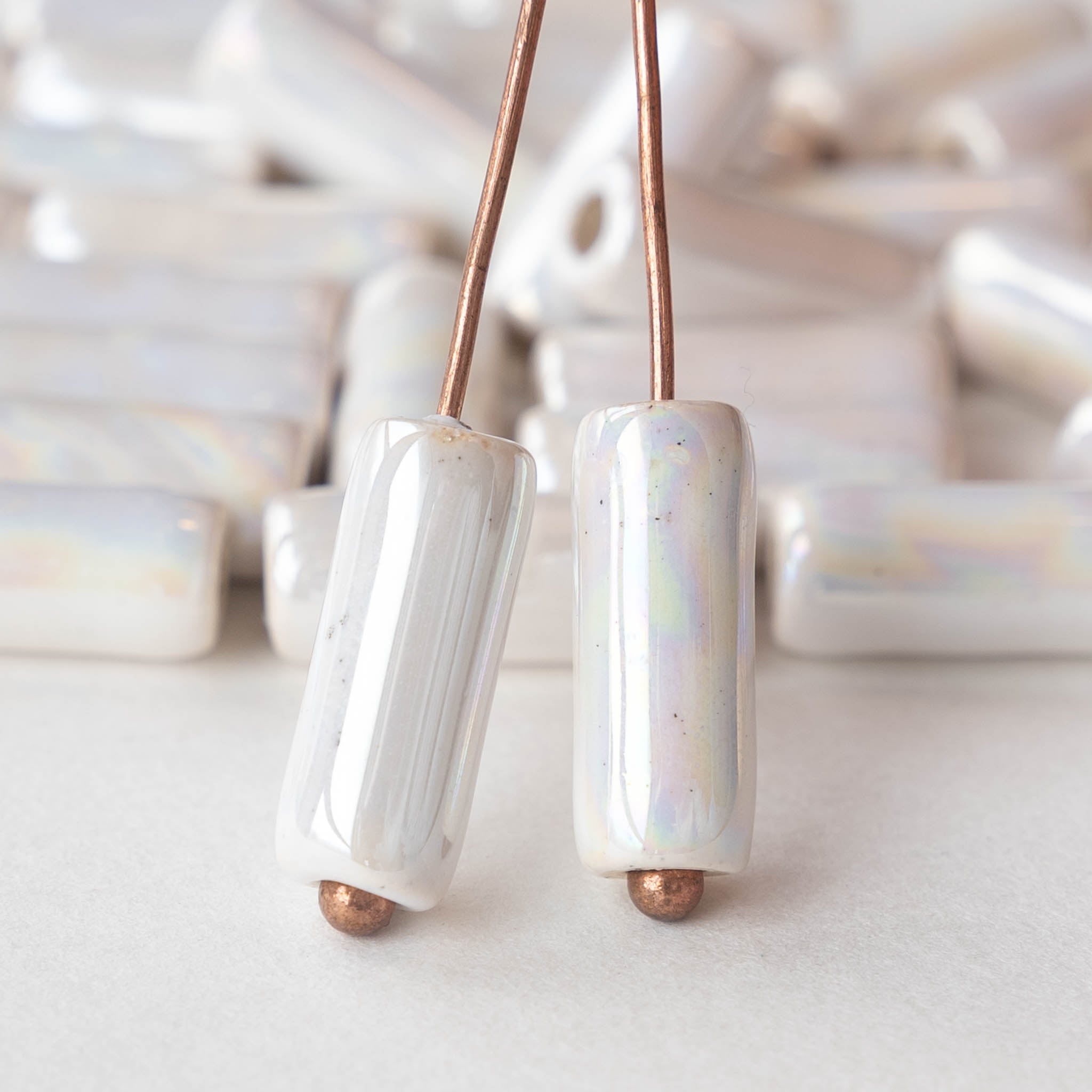 Tube Beads for Jewelry Making | Glass, Ceramic & Metal – funkyprettybeads