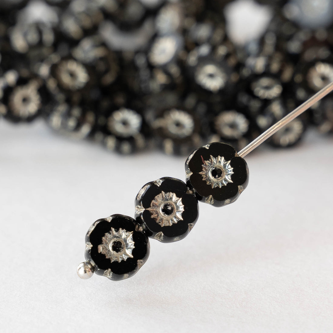 Flower Beads for Jewelry Making | Czech Glass Beads – funkyprettybeads