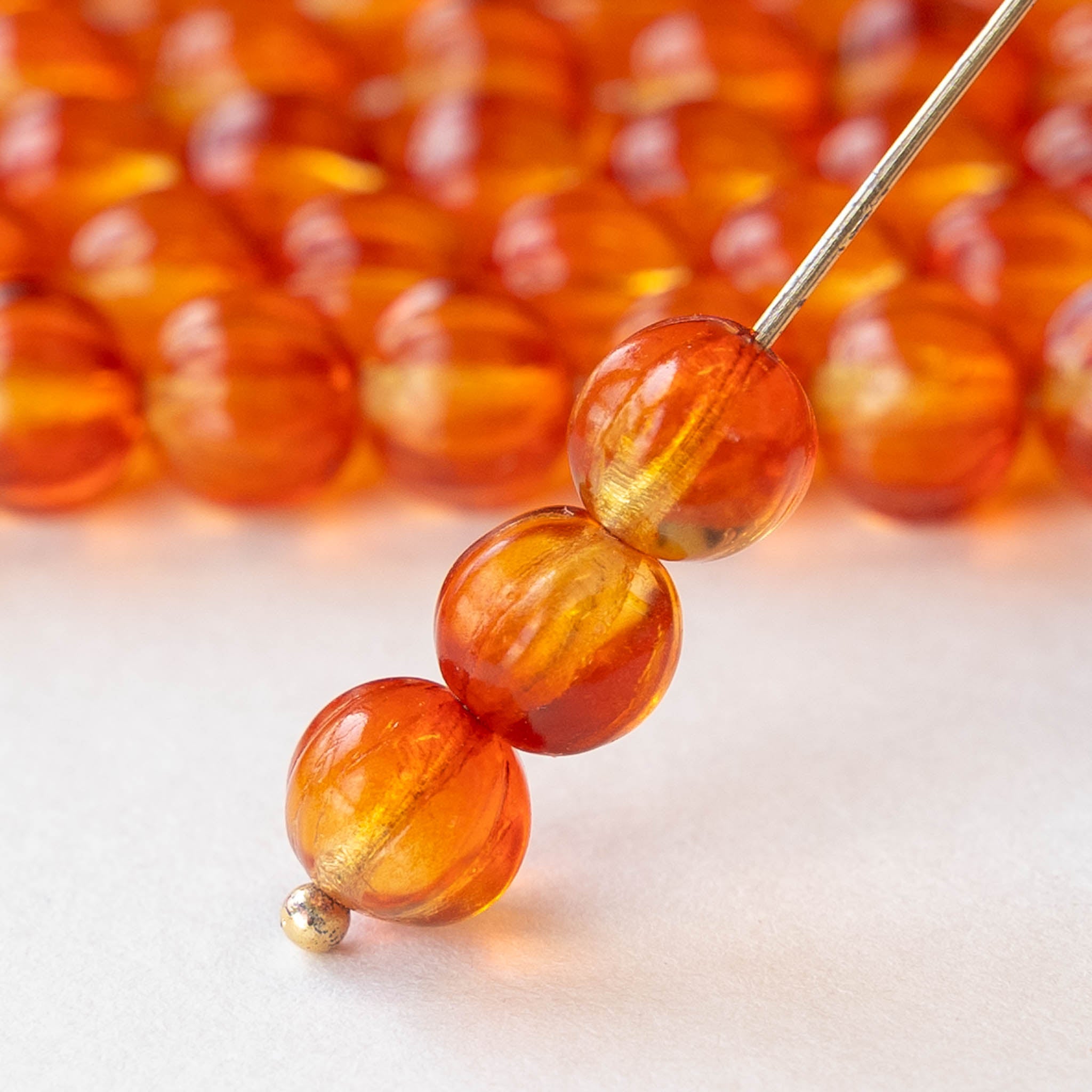 Melon Beads for Jewelry Making – funkyprettybeads