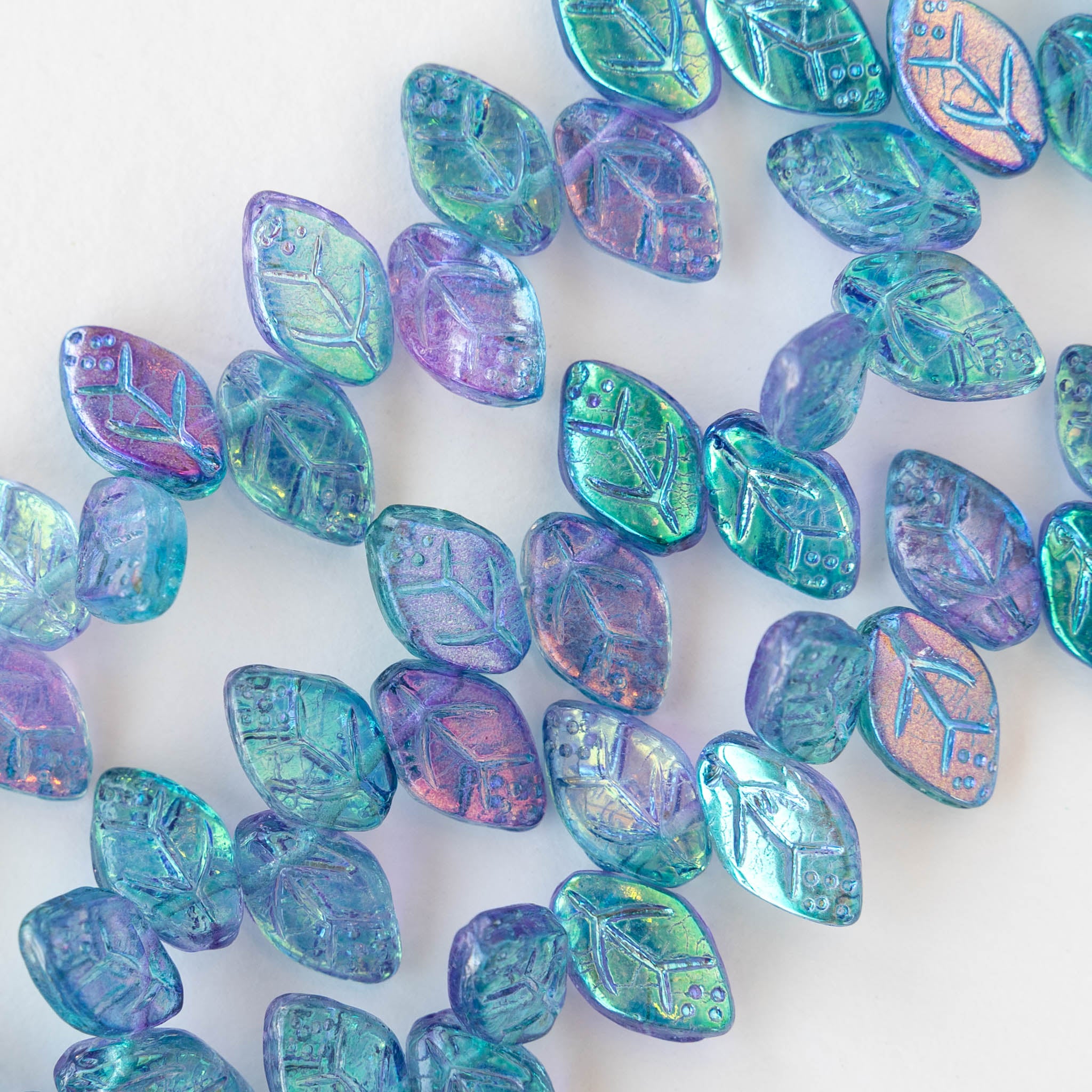 Leaf Beads & Pendants – funkyprettybeads