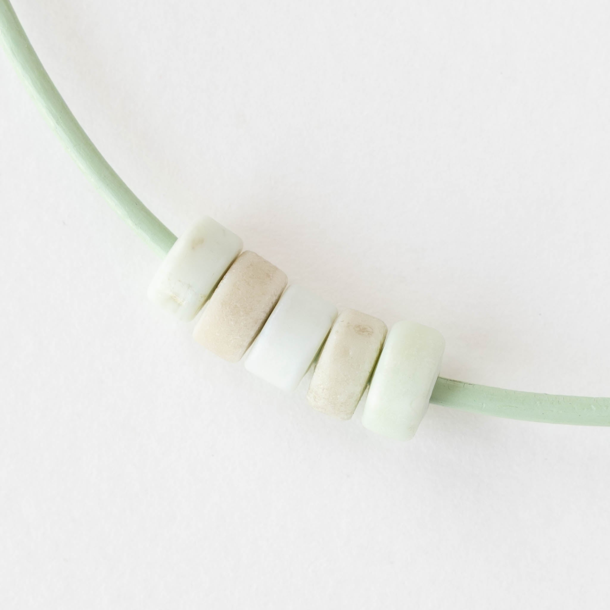 8mm Labang Beads - White - Whole or Half Strand – funkyprettybeads