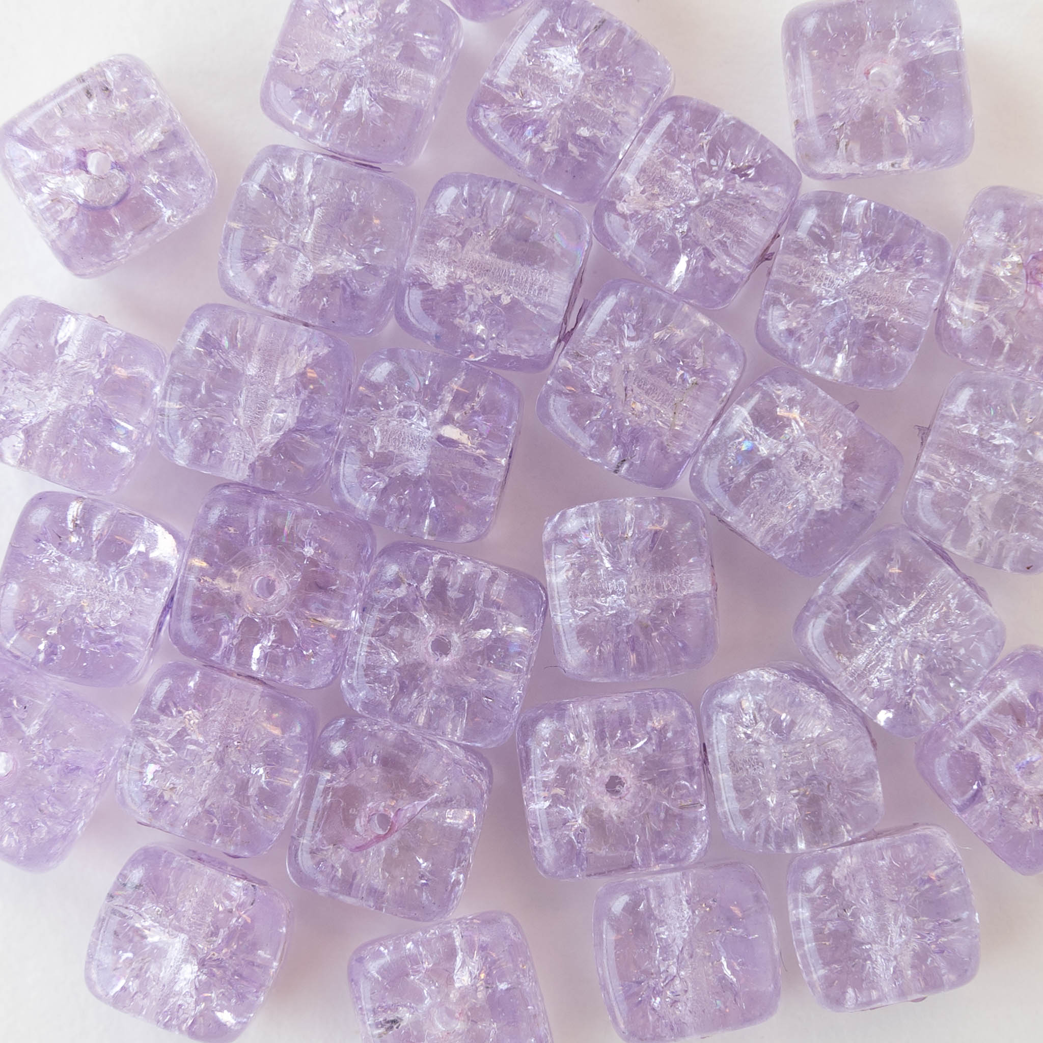 Cube Beads for Jewelry Making | Square Glass Beads – funkyprettybeads