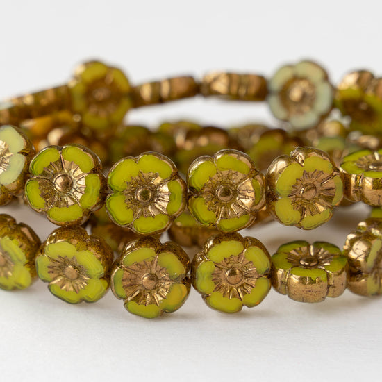 Flower Beads for Jewelry Making | Czech Glass Beads – funkyprettybeads