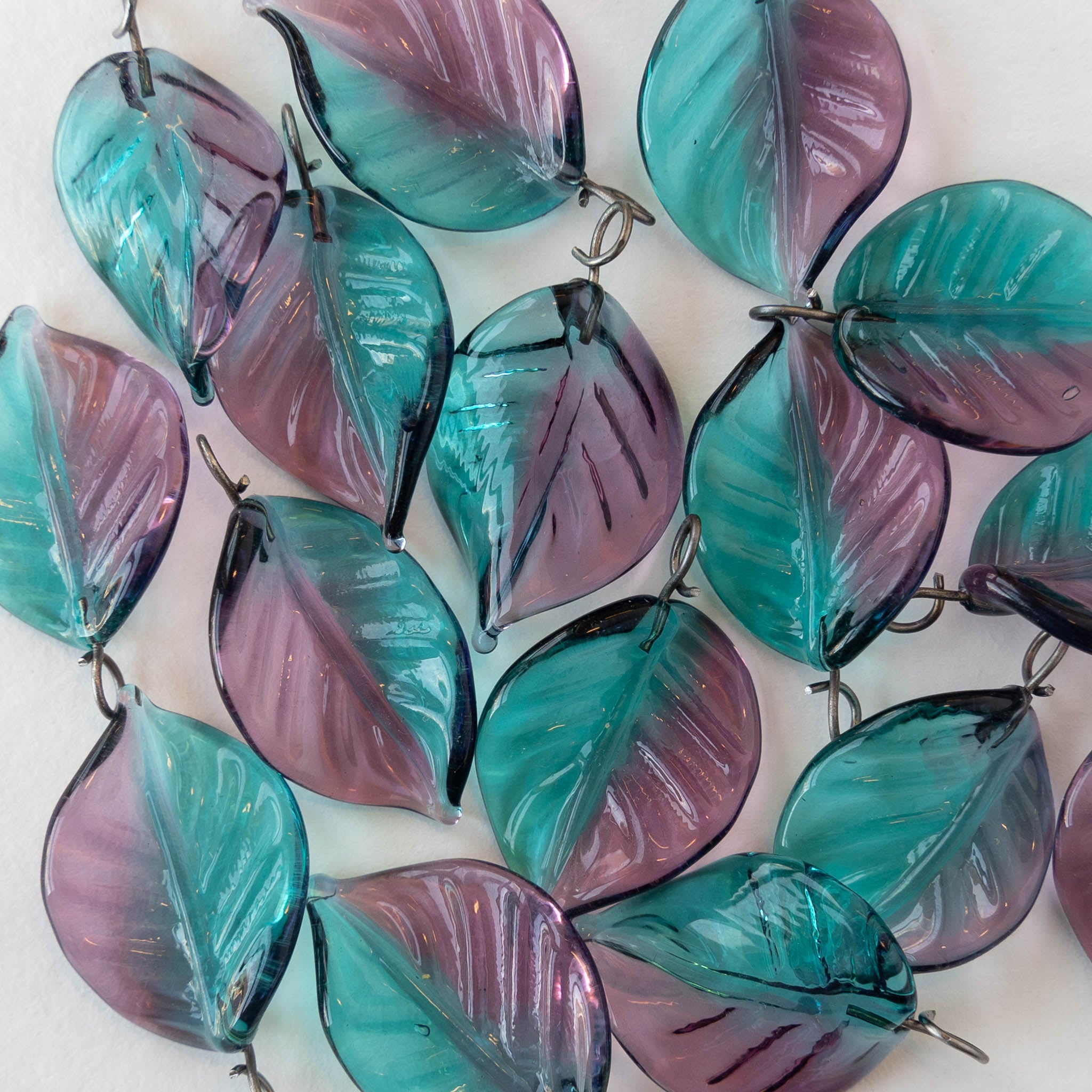 Leaf Beads & Pendants – funkyprettybeads