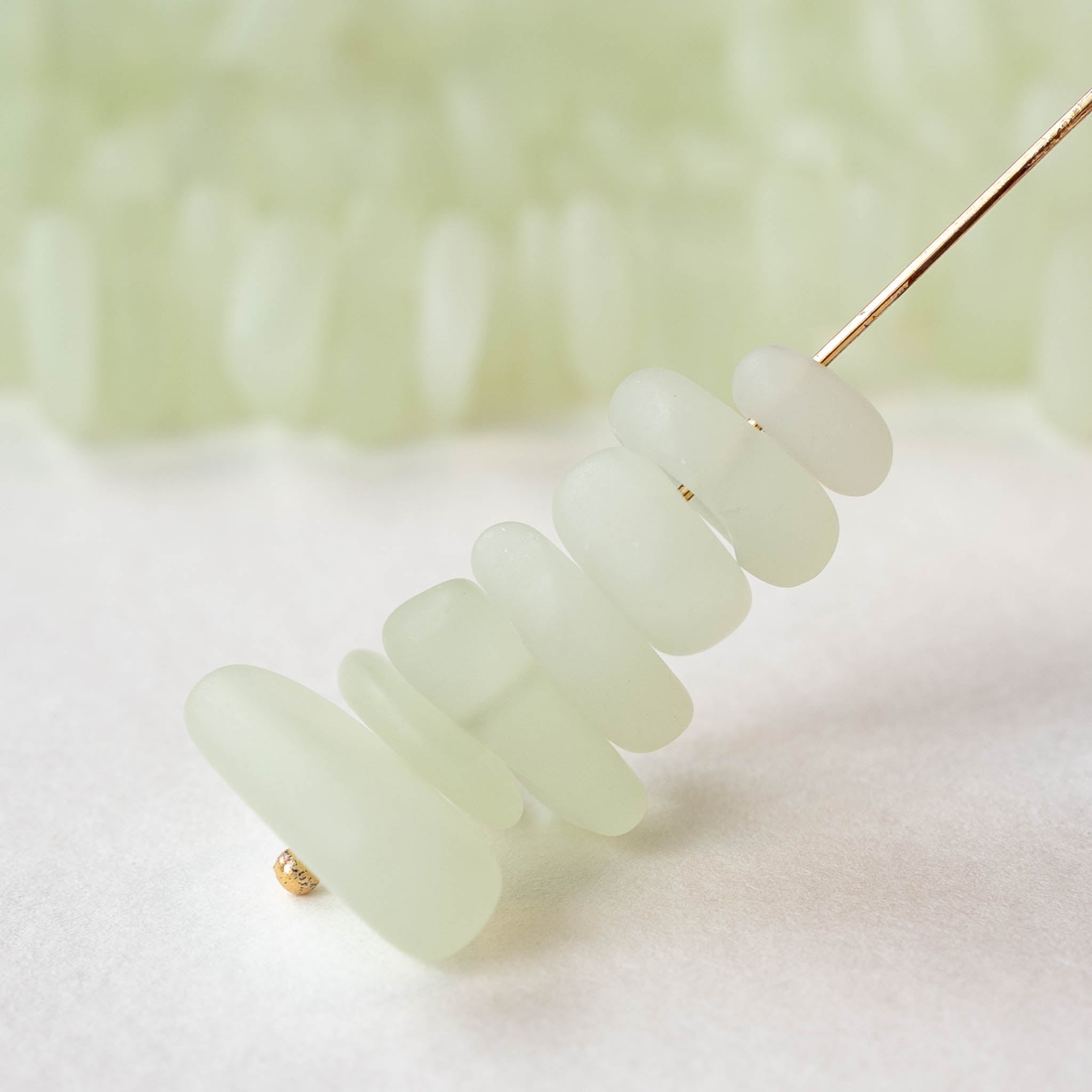 Beach Glass Pebble Beads for Jewelry Making – funkyprettybeads