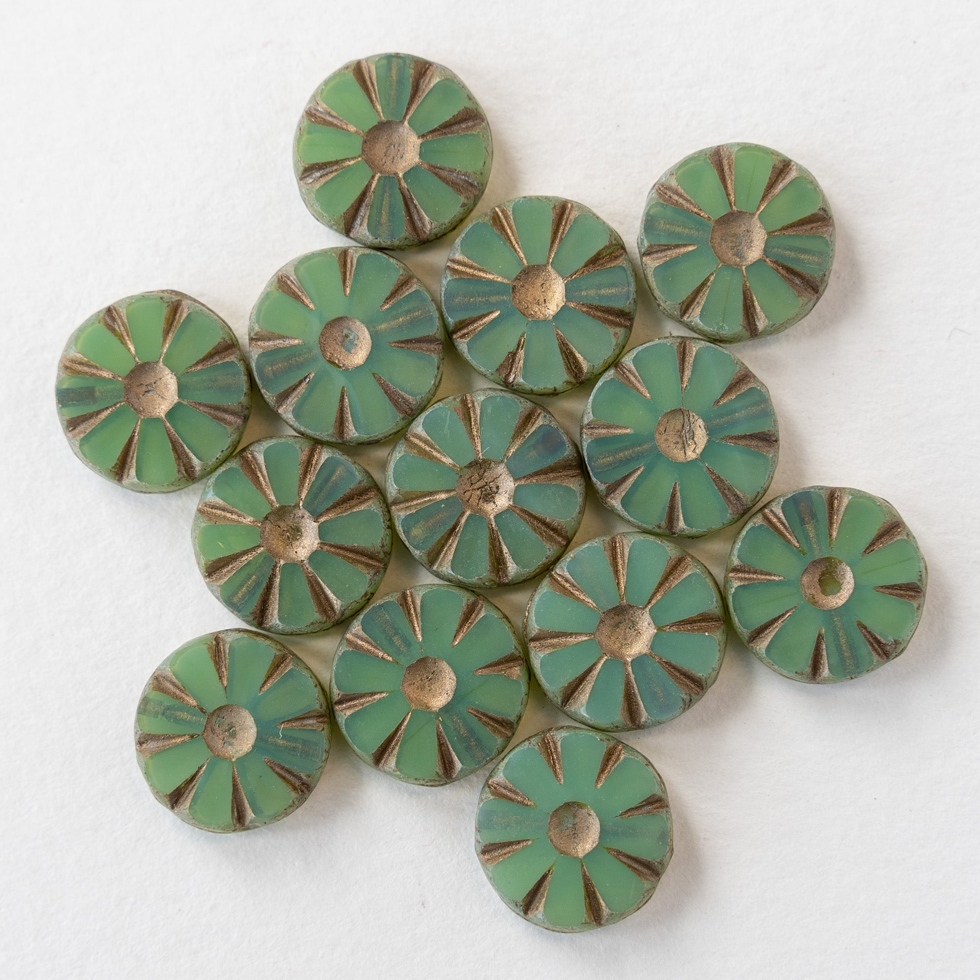 Coin Beads | Glass Beads for Jewelry Making – funkyprettybeads