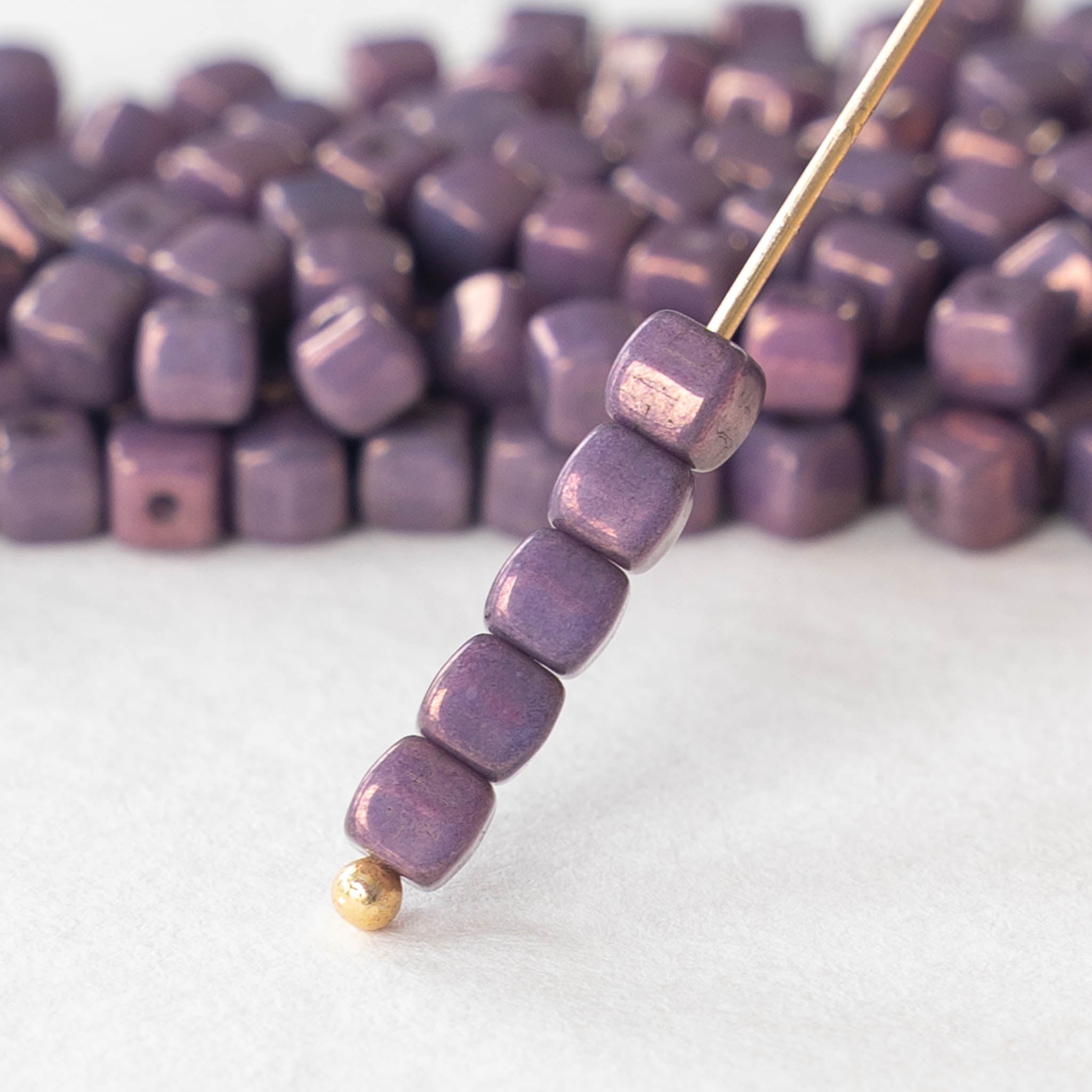Cube Beads for Jewelry Making | Square Glass Beads – funkyprettybeads