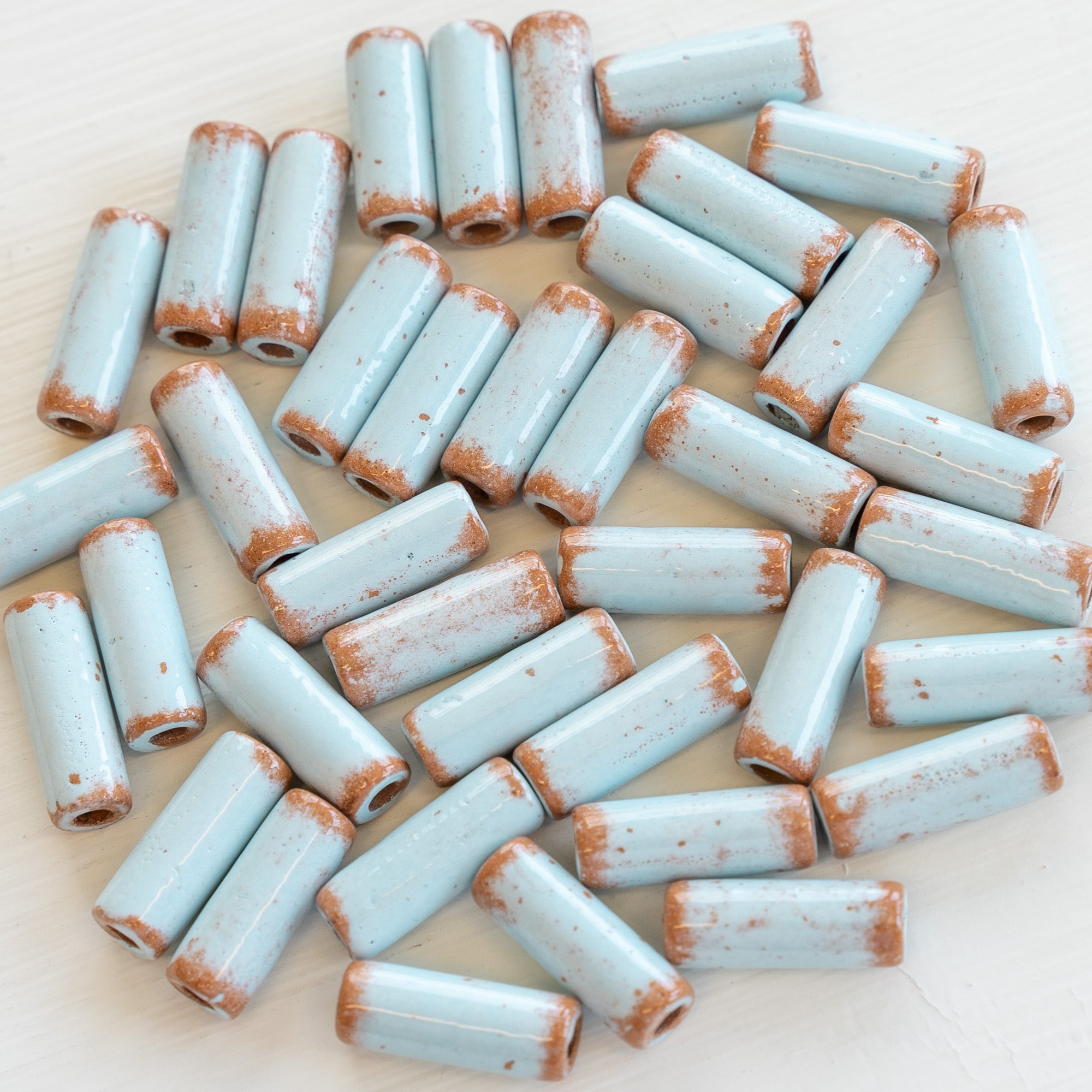 Tube Beads for Jewelry Making | Glass, Ceramic & Metal – funkyprettybeads